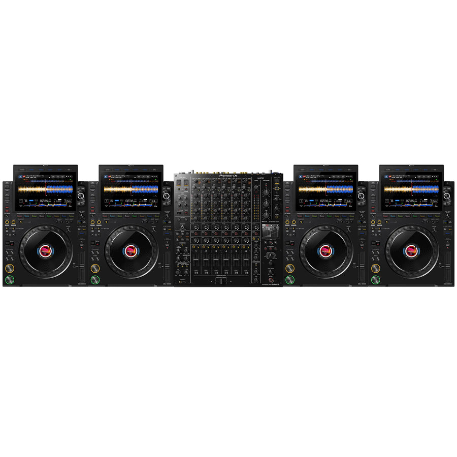 AlphaTheta 4 x CDJ-3000X + DJM-V10 Bundle | Ultimate Pro DJ System – DJKIT®